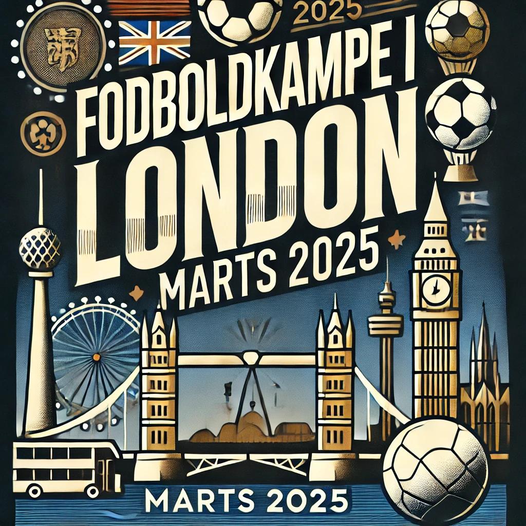 Fodboldkampe i Marts 2025 - Se oversigten over kampene i London